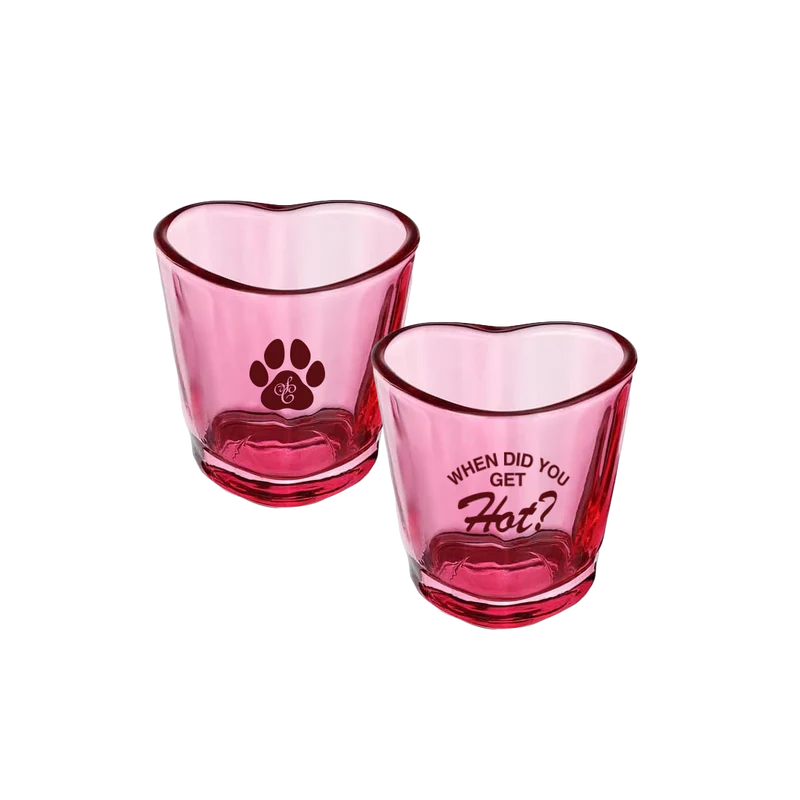When Did You Get Hot? Heart Shot Glass - Sabrina Carpenter UK