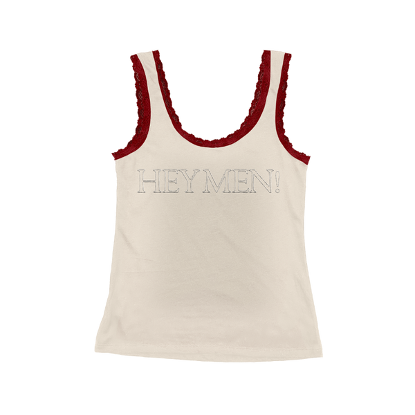 Hey Men! Lace Rhinestone Tank Top - Sabrina Carpenter UK
